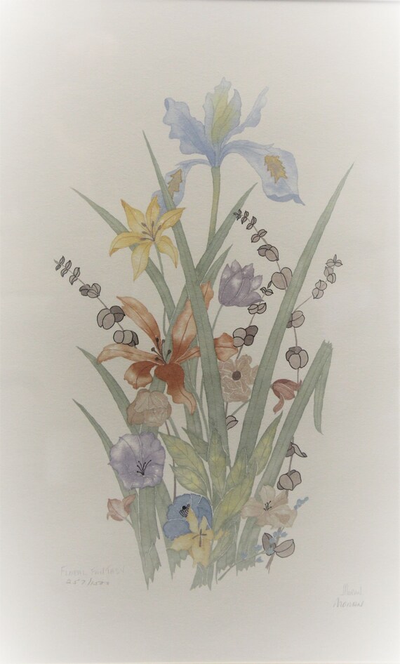 Lithographs signed and numbered/framed Wall Art Botanical Prints Pat ...