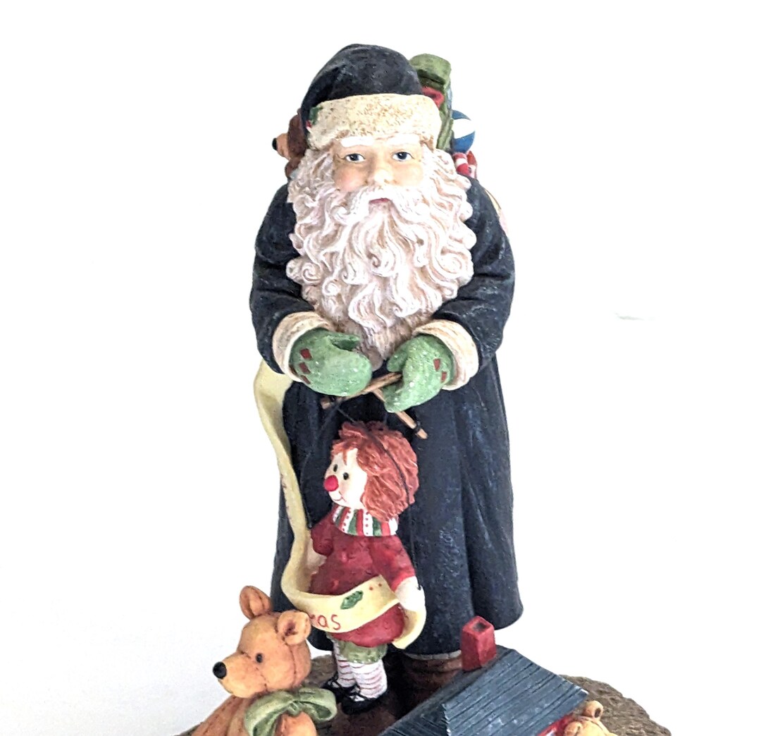 Collectible Santa and Friend by Ellen Stouffer First Edition 1998 - Etsy