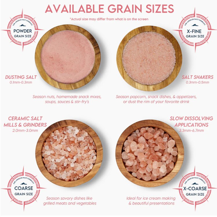 2.5 Lb Himalayan Pink Salt Powder 0.1-0.3 Mm Free Shipping 100% Pure ...