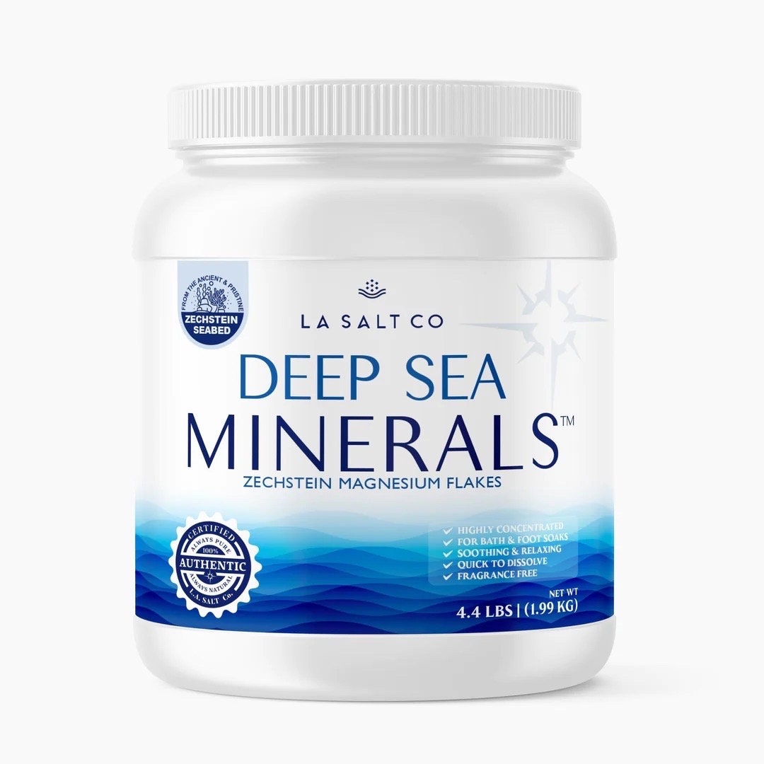 Zechstein Magnesium Chloride Flakes: Deep Sea Minerals Bath Salt (4.4 ...