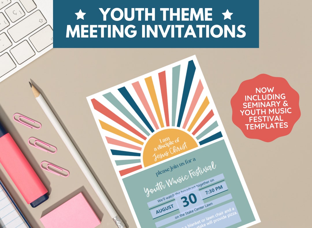 2024 I Am a Disciple of Jesus Christ LDS Youth Theme Meeting ...