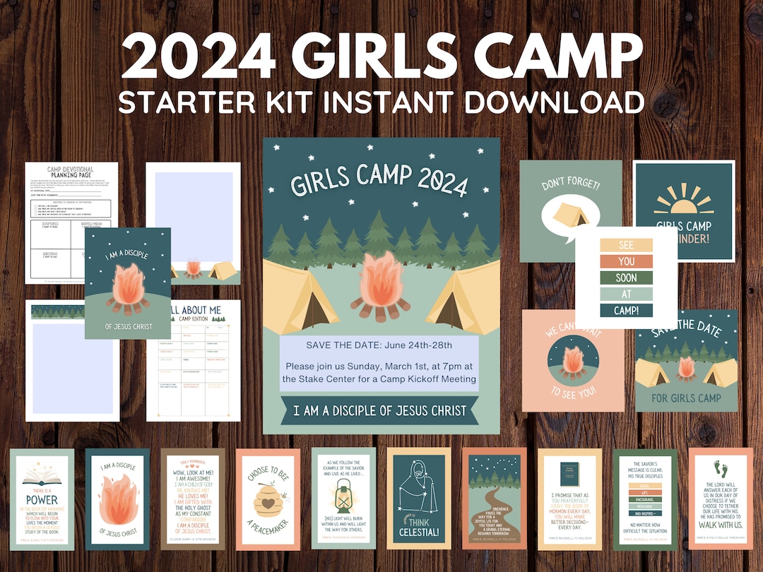 2024 3 Nephi 5:13 LDS YW Girls Camp Starter Kit I Am a Disciple of ...