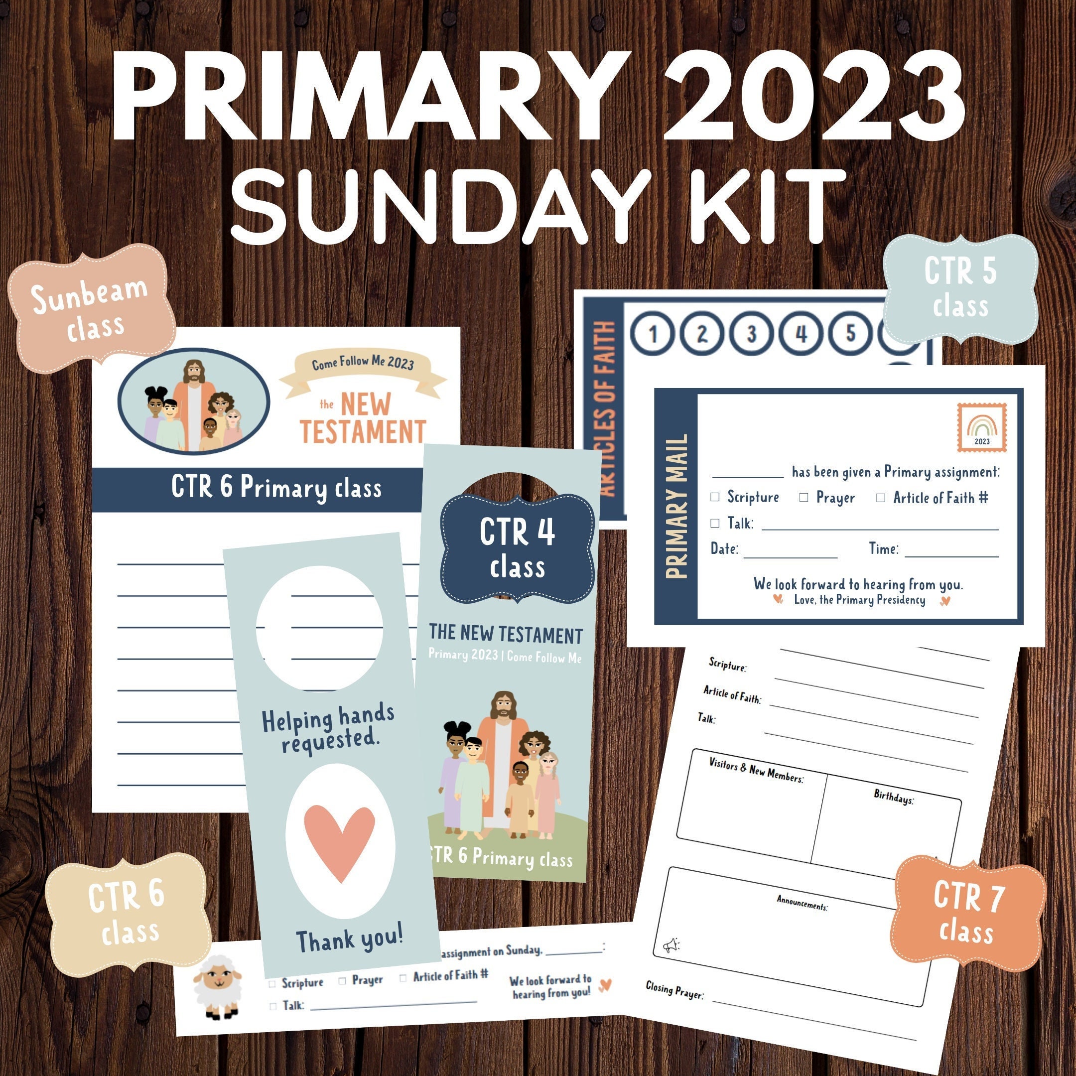 Lds Primary 2022 Door Signs