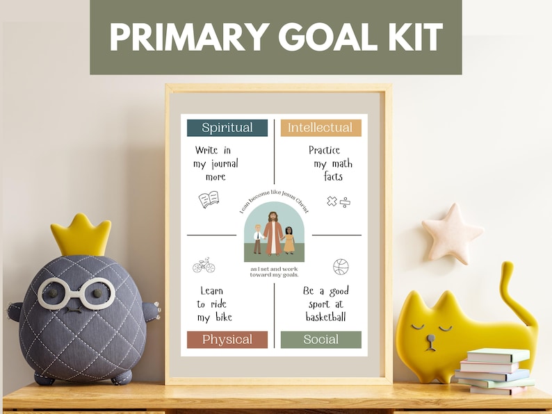 Christ Centered LDS Primary Children & Youth Goal Tracking Sheets ...