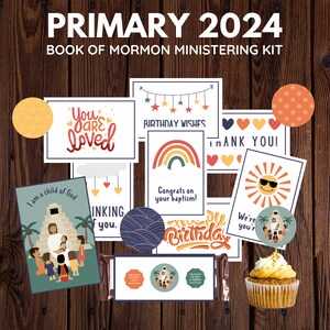 ULTIMATE 2024 Primary Book of Mormon Bundle Bulletin Board, Ministering ...