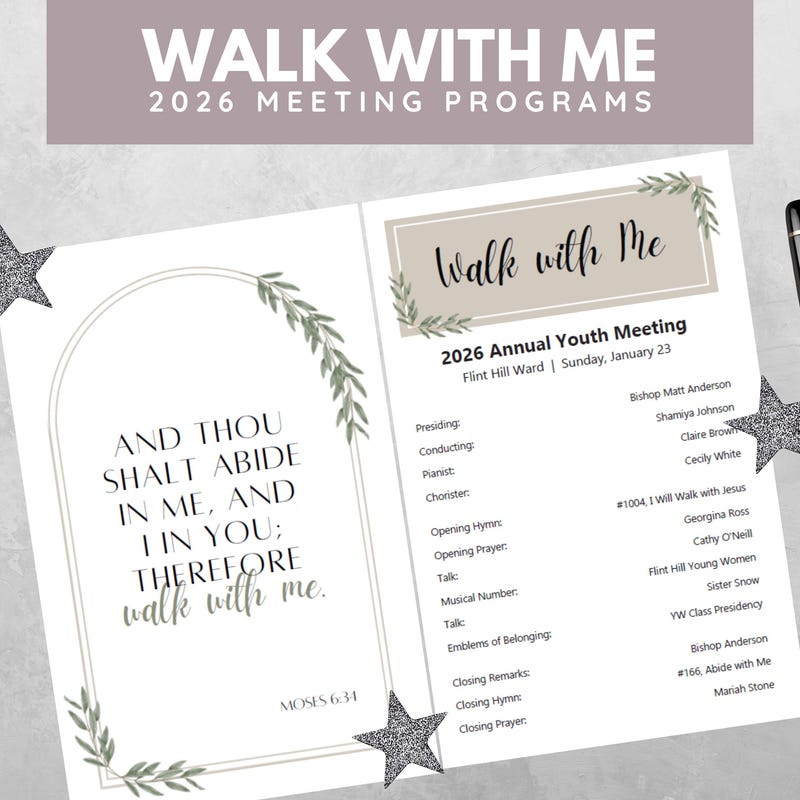 2026 Youth Theme Program - Etsy