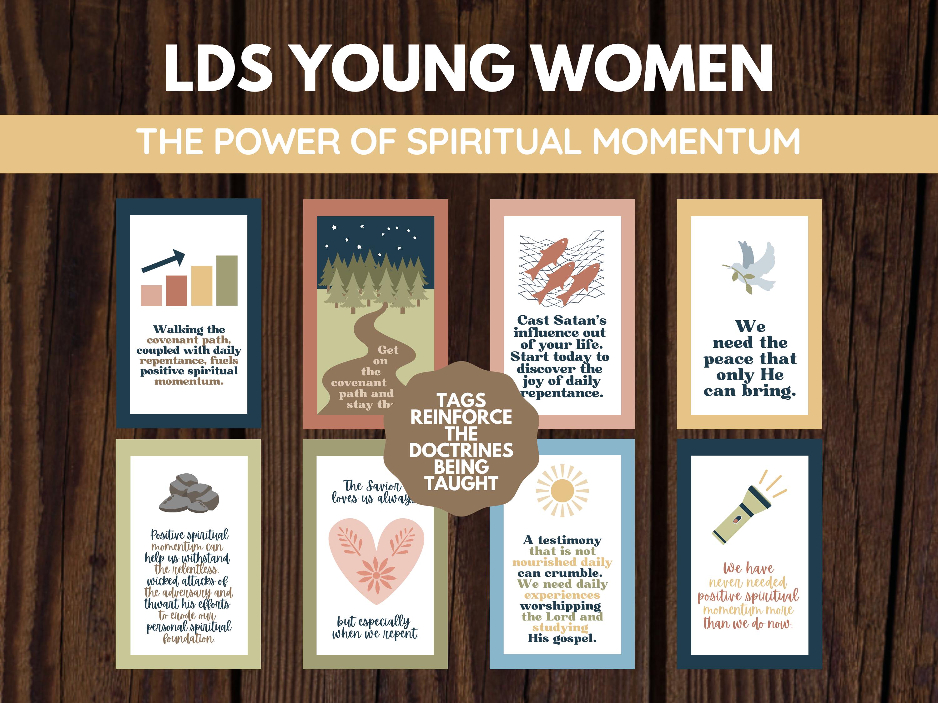 LDS Young Women Devotional Starters & Treat Tags | the Power of ...