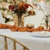 Fall Wedding Table Decor Fall Cheesecloth Table Runner Boho Wedding ...
