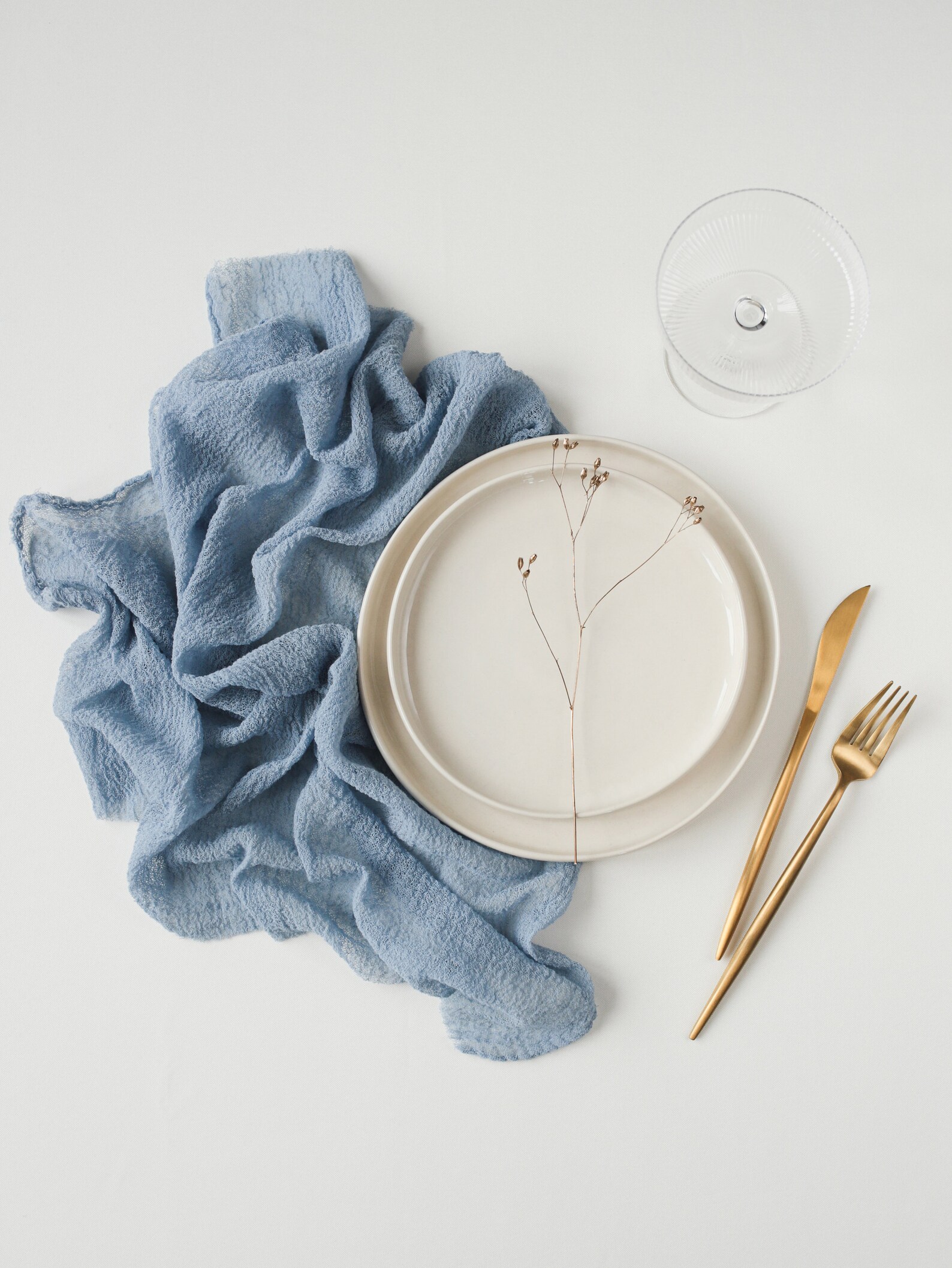 Dusty Blue Cheesecloth Napkin Rustic Wedding Gauze Napkin - Etsy