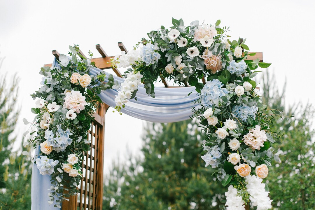Rustic Wedding Arch Decor Wedding Arch Fabric Boho Wedding Backdrop ...