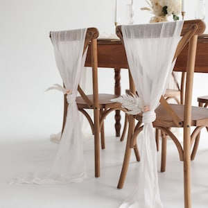 Fall Wedding Chair Sash for Wedding Ceremony Decor Boho Wedding Chair ...