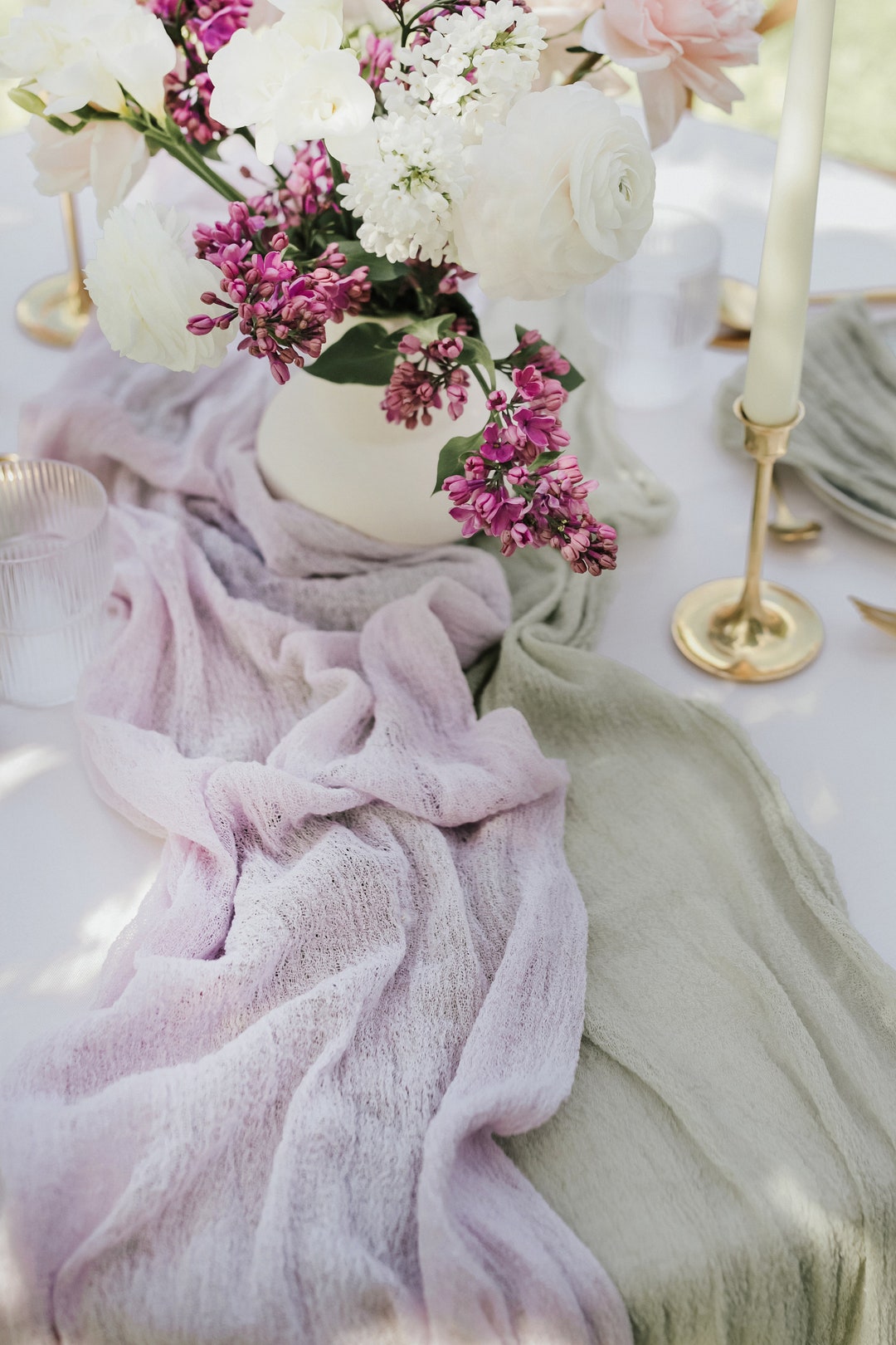 Baby Shower Centerpiece Lilac Boho Wedding Table Decor Beach Wedding ...