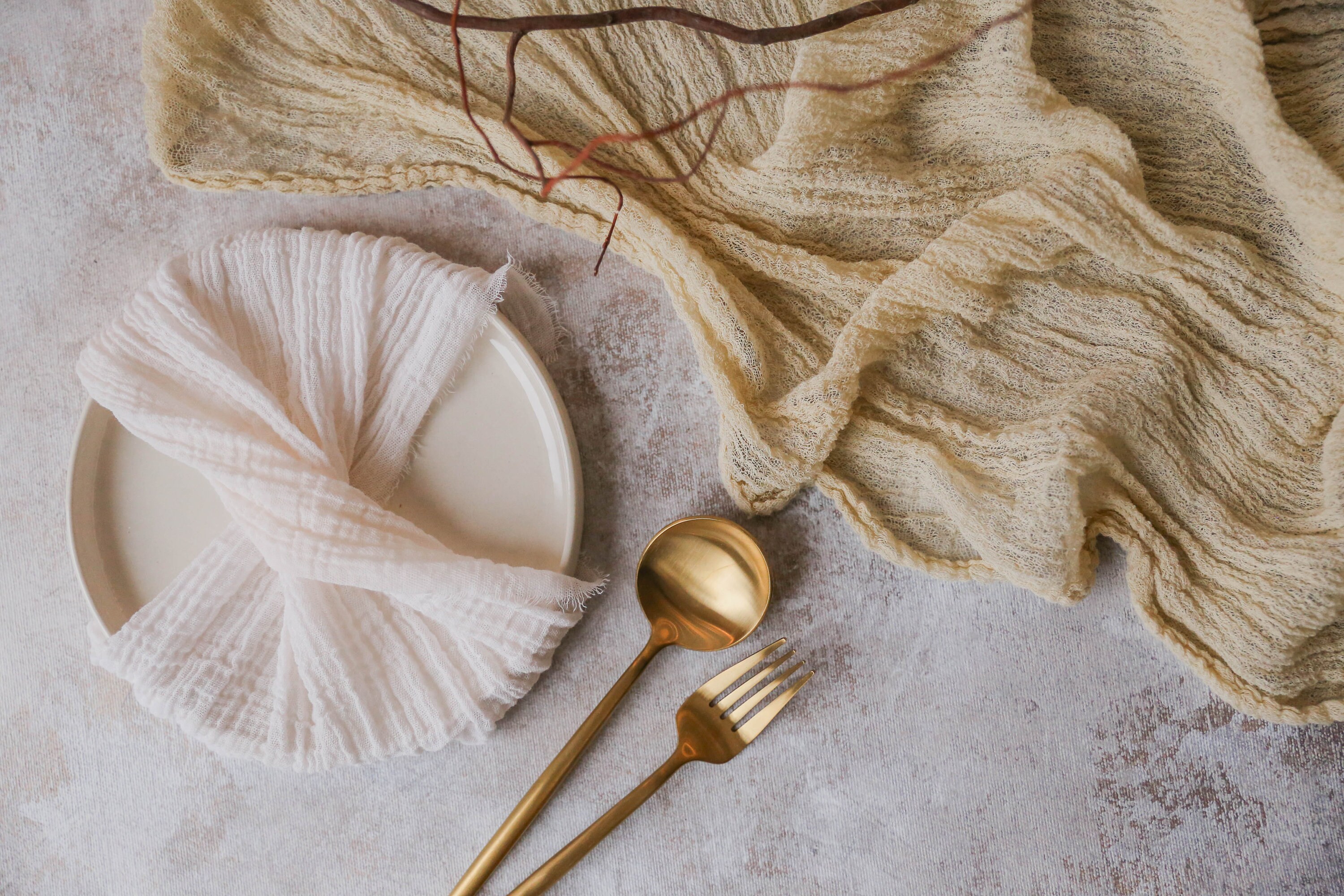 Pastel Yellow Boho Wedding Cheesecloth Table Runner Wedding | Etsy