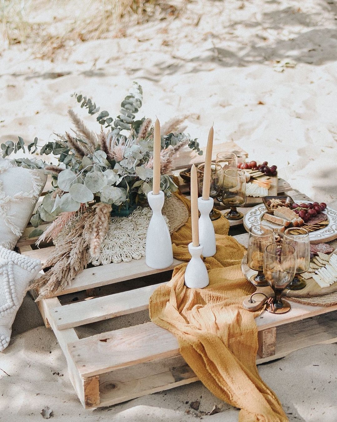 Silver Grey Boho Wedding Cheesecloth Table Runner Wedding Arch - Etsy