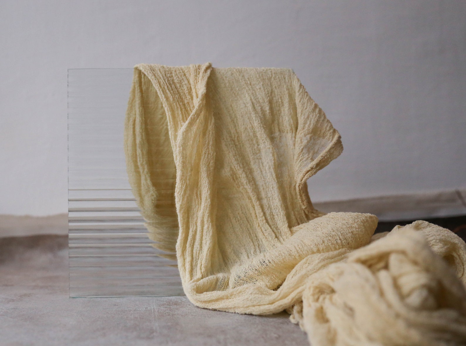 Pastel Yellow Boho Wedding Cheesecloth Table Runner Wedding | Etsy