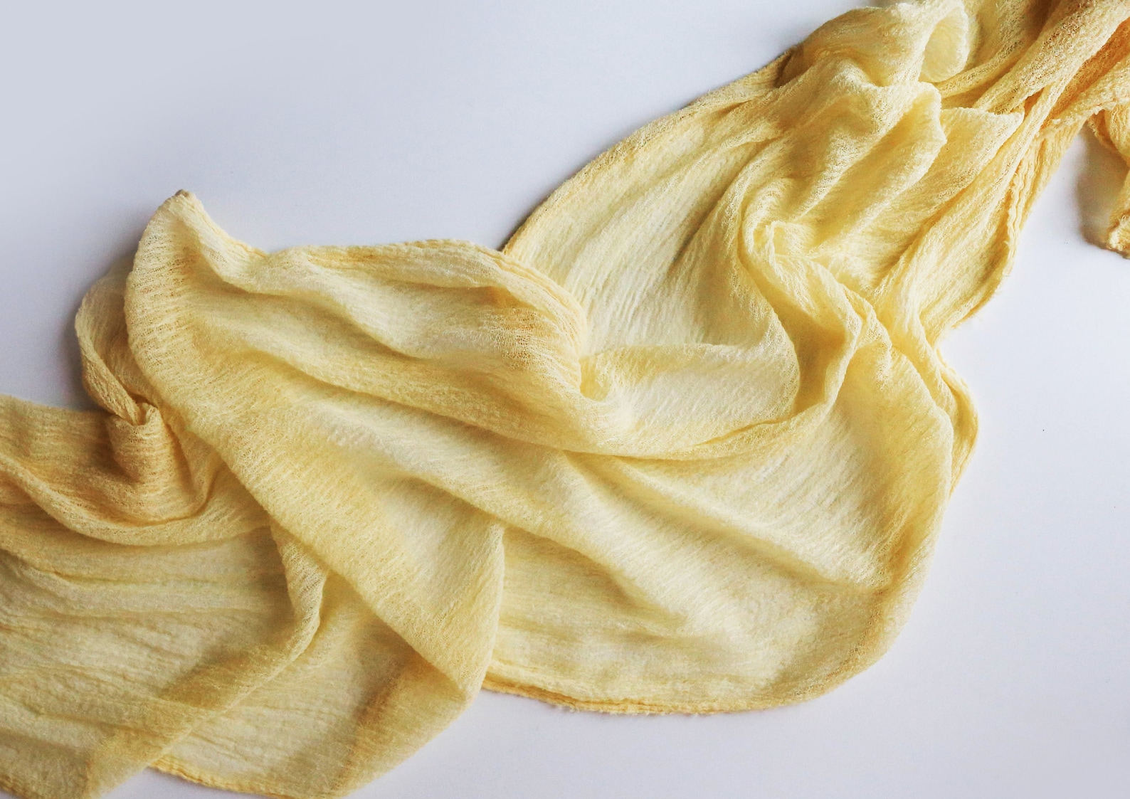 Yellow Cream Boho Wedding Cheesecloth Table Runner Wedding - Etsy