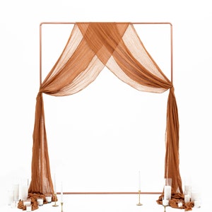 Terracotta Wedding Arch Decor Boho Wedding Backdrop Rustic Wedding ...