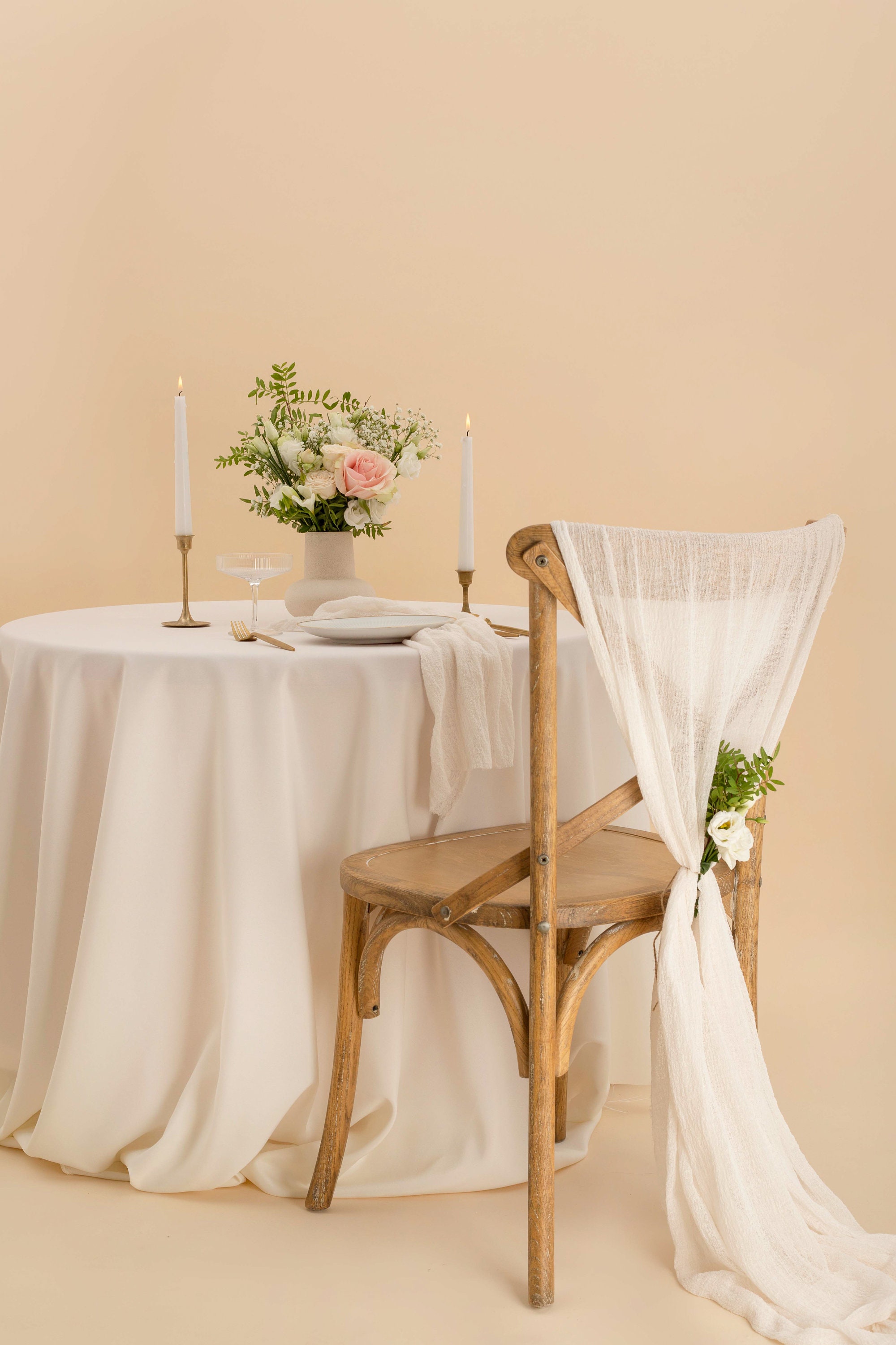 Fall Wedding Chair Sash for Wedding Ceremony Decor Boho Wedding Chair ...