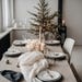 Christmas Holly Table Runner, Ivory Festive Table Decoration, Festive ...