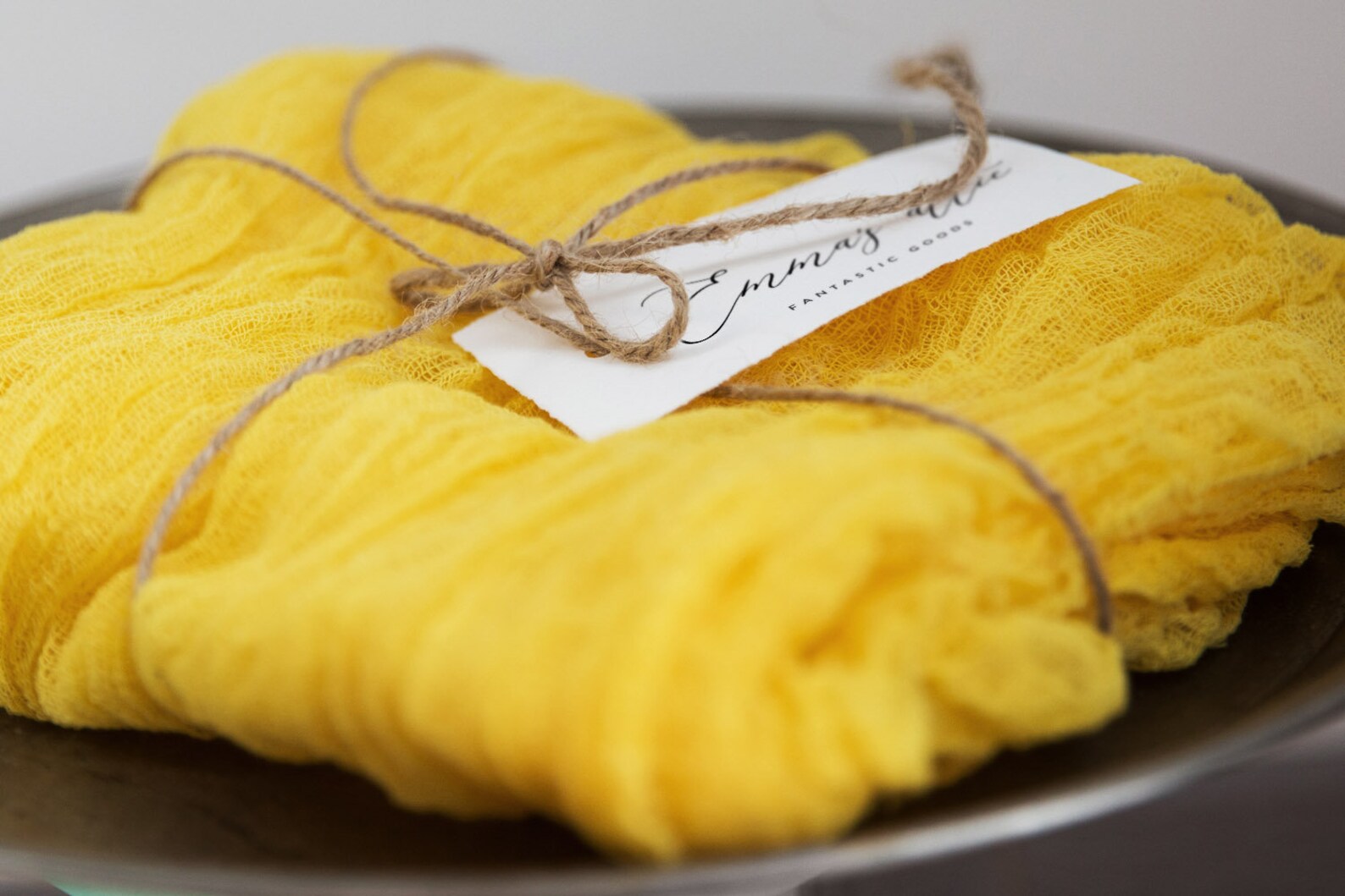 Canary Yellow Boho Wedding Cheesecloth Table Runner Wedding Arch Tape ...
