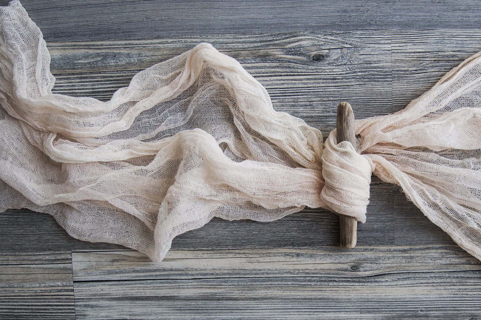Ivory Cheesecloth Runner, Gauze Runner for Wedding, Table Hand Dyed ...