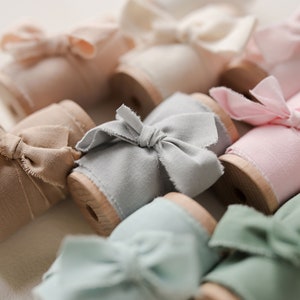 Silver Grey Christmas Ribbon Designer Ribbon Reusable Gift Wrap Hand ...