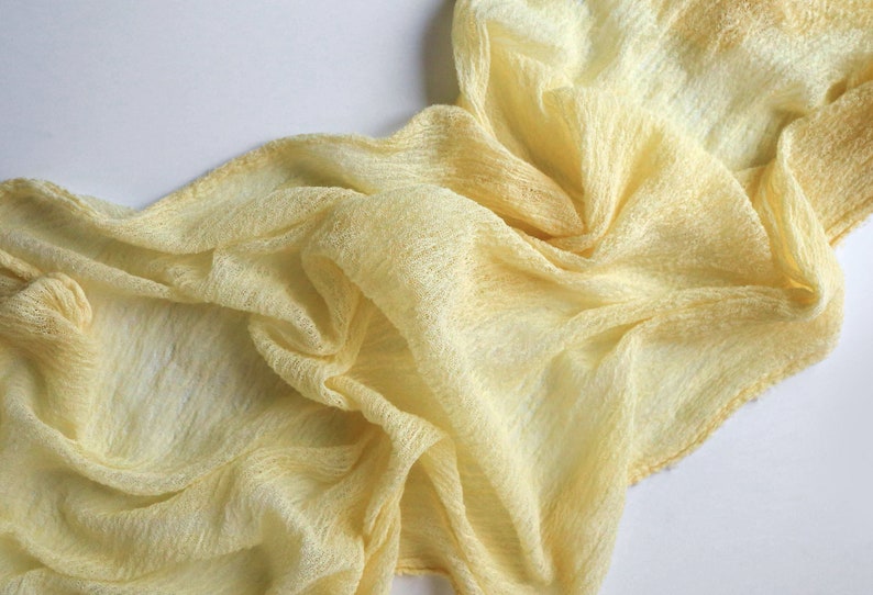 Yellow Cream Boho Wedding Cheesecloth Table Runner Wedding Arch Tape ...