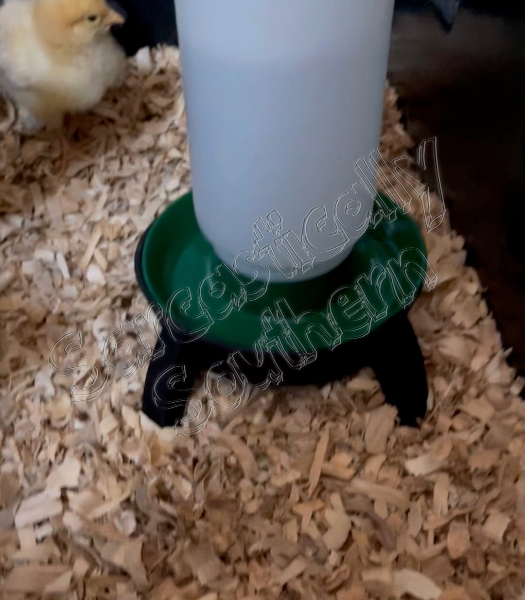 3D Printed - Water Stand for Baby Chicks - Reduce the Amount of ...