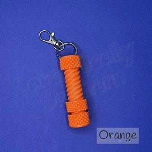 3D Printed - Fidget Toy Keychain - 3D Printed Spinning Bolt - Multiple ...