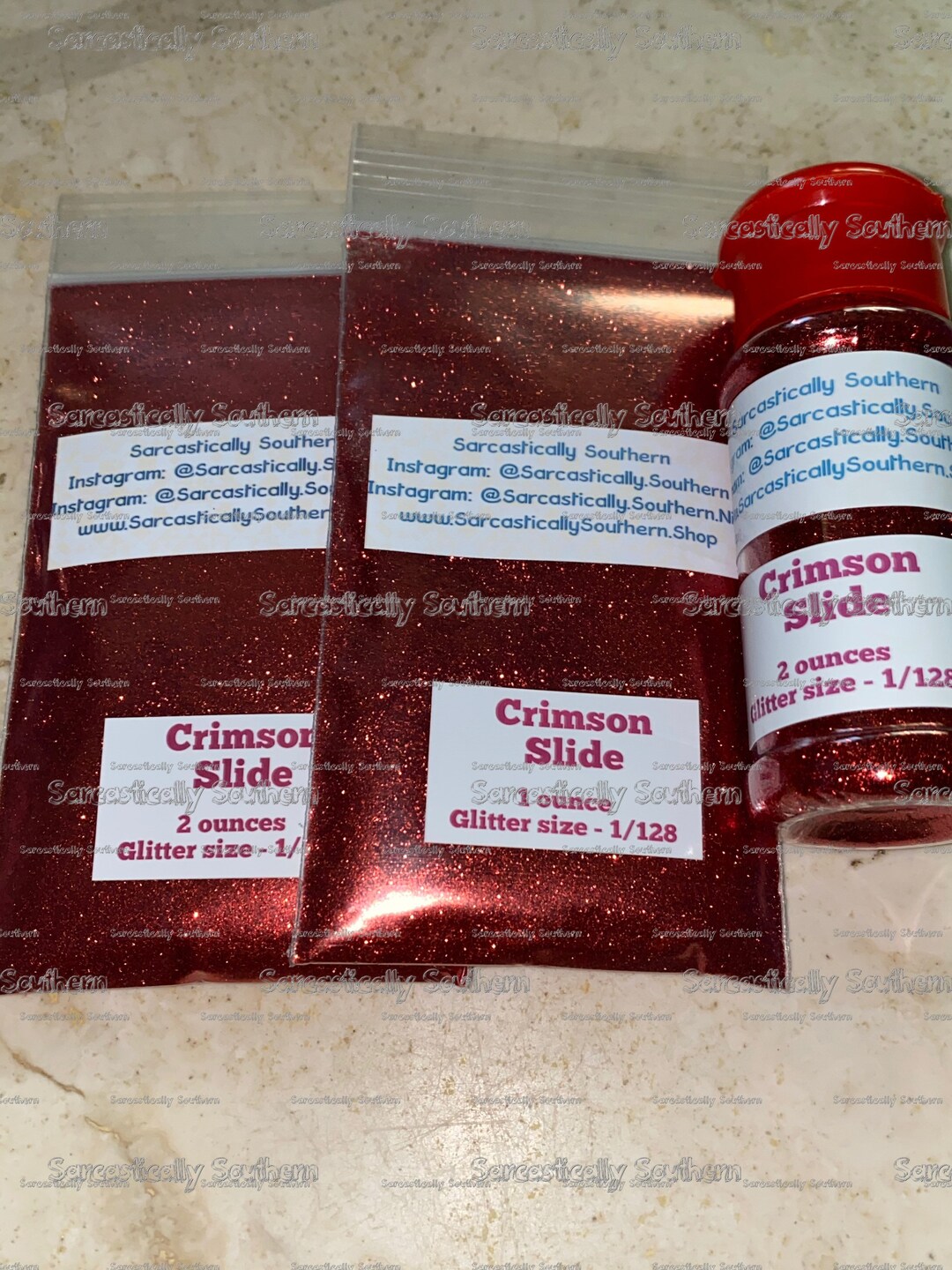 Glitter - “crimson Slide” - Size 1/128", Crimson, Red, Solvent Safe - Etsy