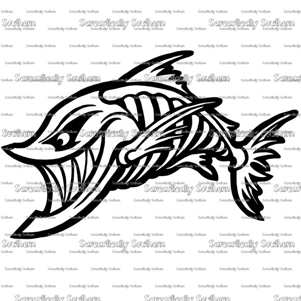 Fish Skeleton - Etsy