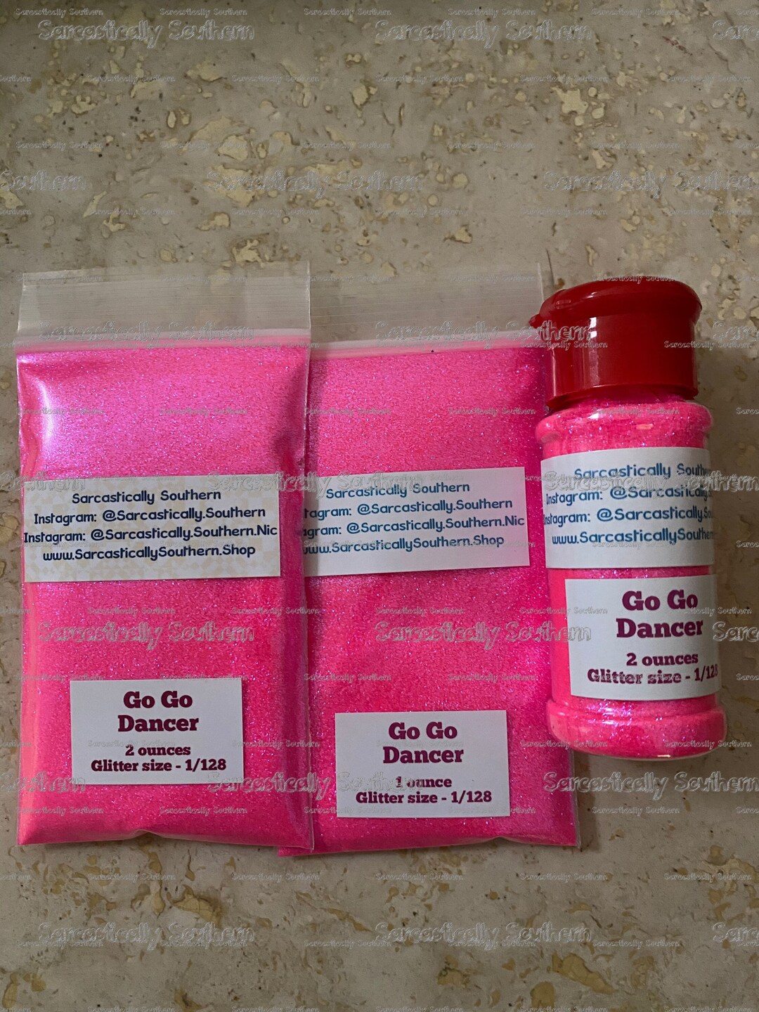 Go Go Dancer Glitter 1/128 | Fluorescent Hot Pink Glitter for Tumblers ...