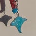Polymer Clay Cute Manta Ray Star Translucent Keychain - Etsy