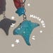 Polymer Clay Cute Manta Ray Star Translucent Keychain - Etsy
