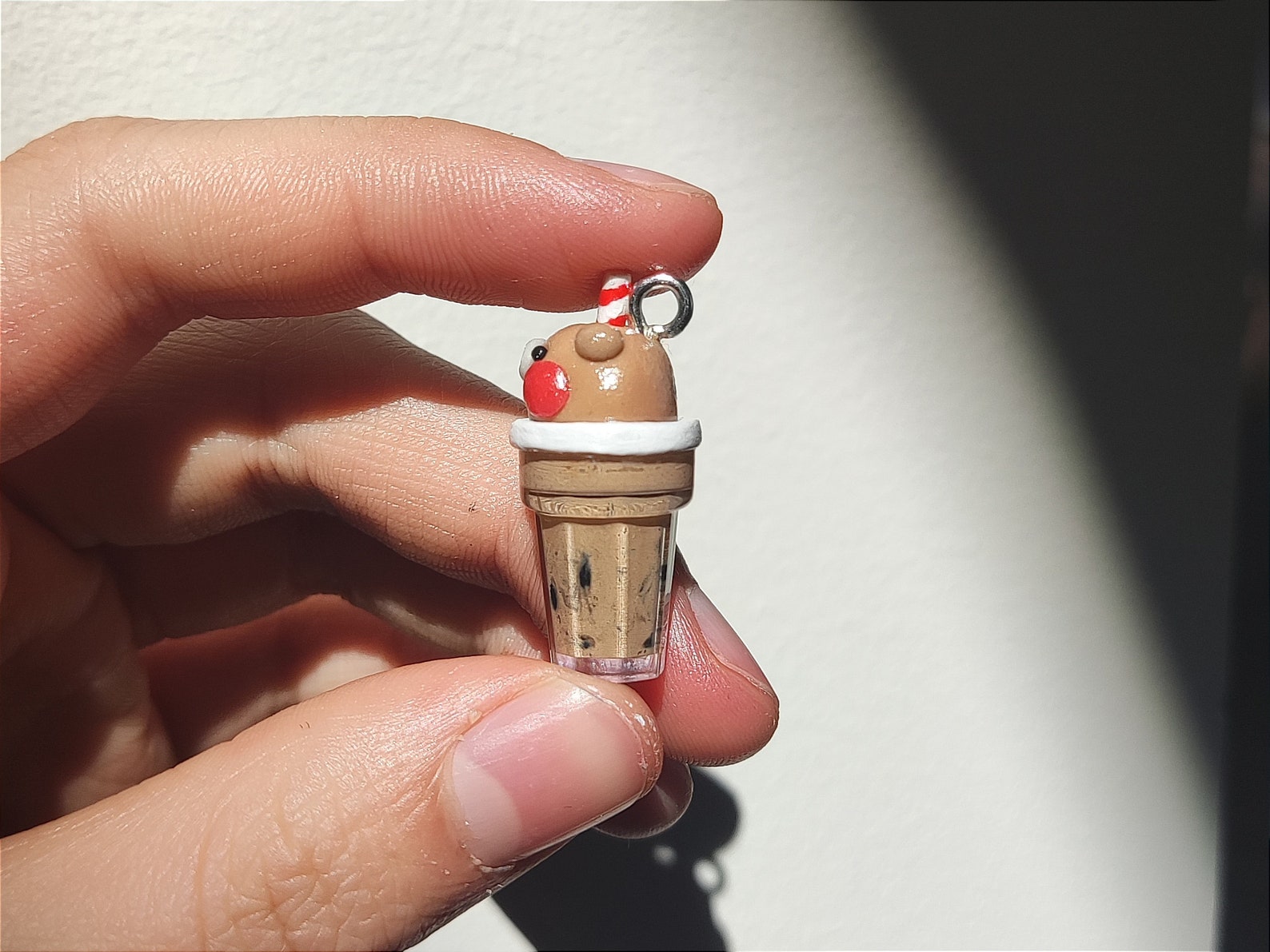 Cute Clay Boba Milk Bubble Tea Bear Charm Keychain Kawaii Aesthetic - Etsy