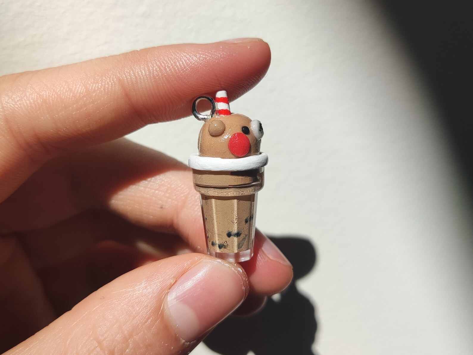 Cute Clay Boba Milk Bubble Tea Bear Charm Keychain Kawaii Aesthetic - Etsy