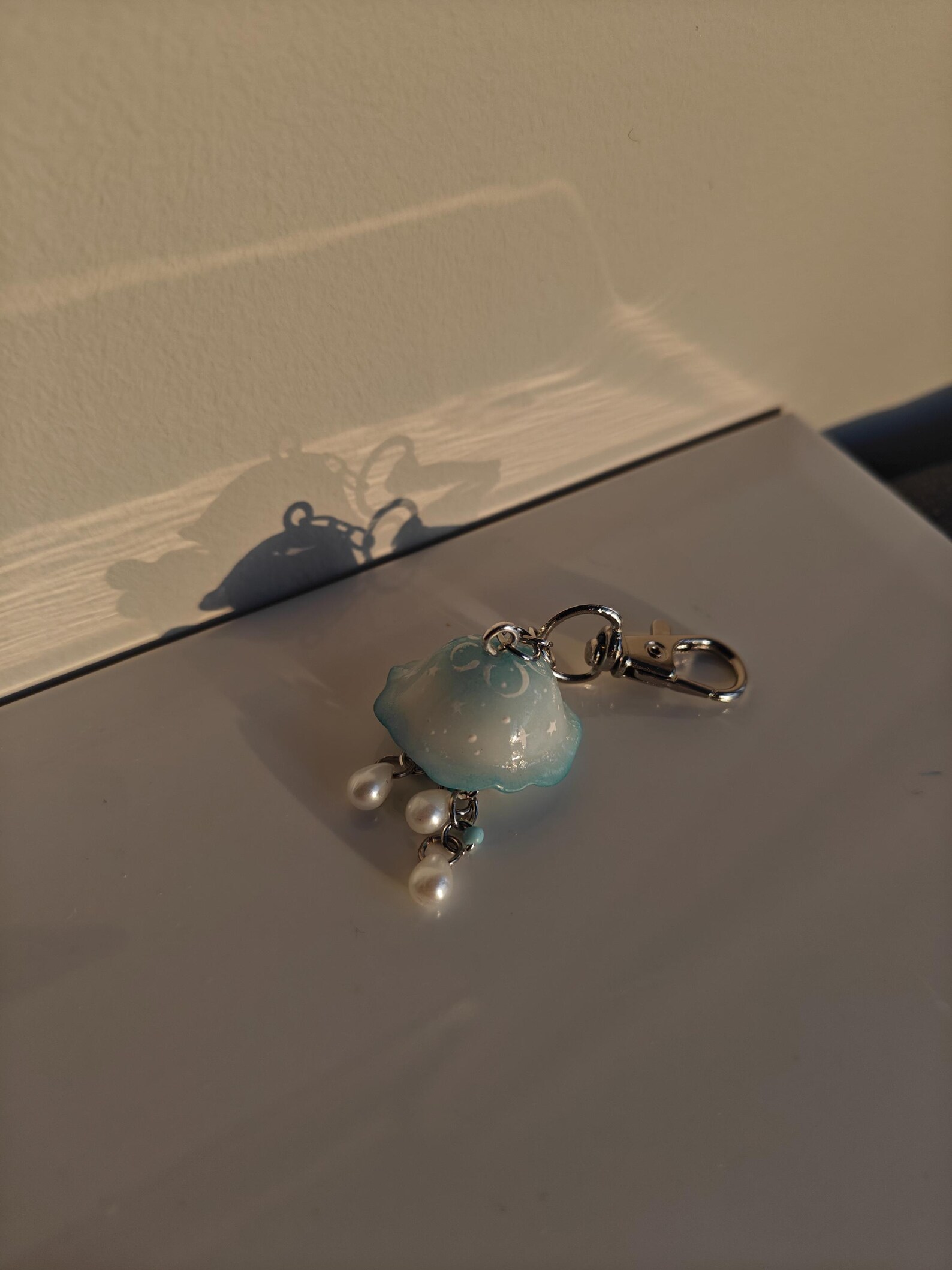 Cute Jellyfish Polymer Clay Keychain Charm - Etsy