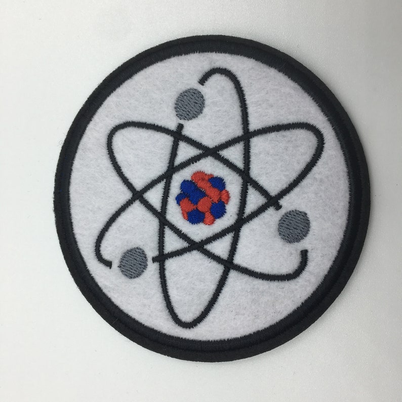 ATOM Patch 3 Embroidered Iron on Patch SCIENCE - Etsy