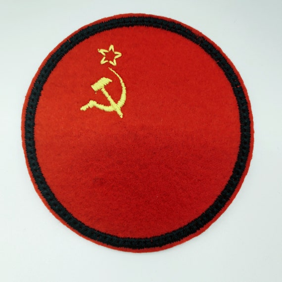 USSR Flag Patch 3 Embroidered Iron on Patch SOVIET - Etsy