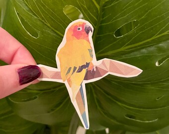 Sun Conure Sticker - Etsy
