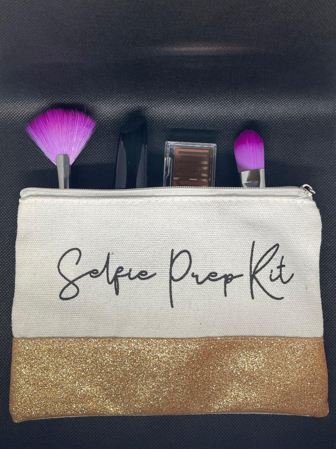 Selfie Prep Kit Cosmetic Bag Rose Gold - Etsy