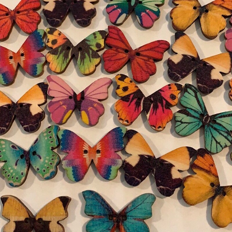 Butterfly Buttons - Etsy
