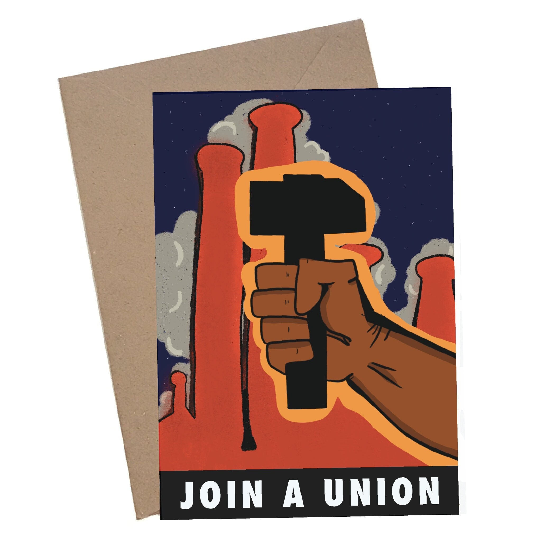 Join a Union Card Radical Greetings Card Union Christmas - Etsy