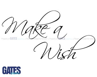 Make a Wish Svg - Etsy