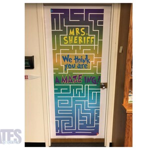 DIGITAL DOWNLOAD, Personalized Teacher Appreciation Door Poster Banner ...