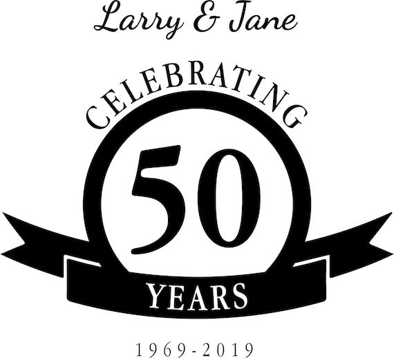 Celebrating 50 Years Logo
