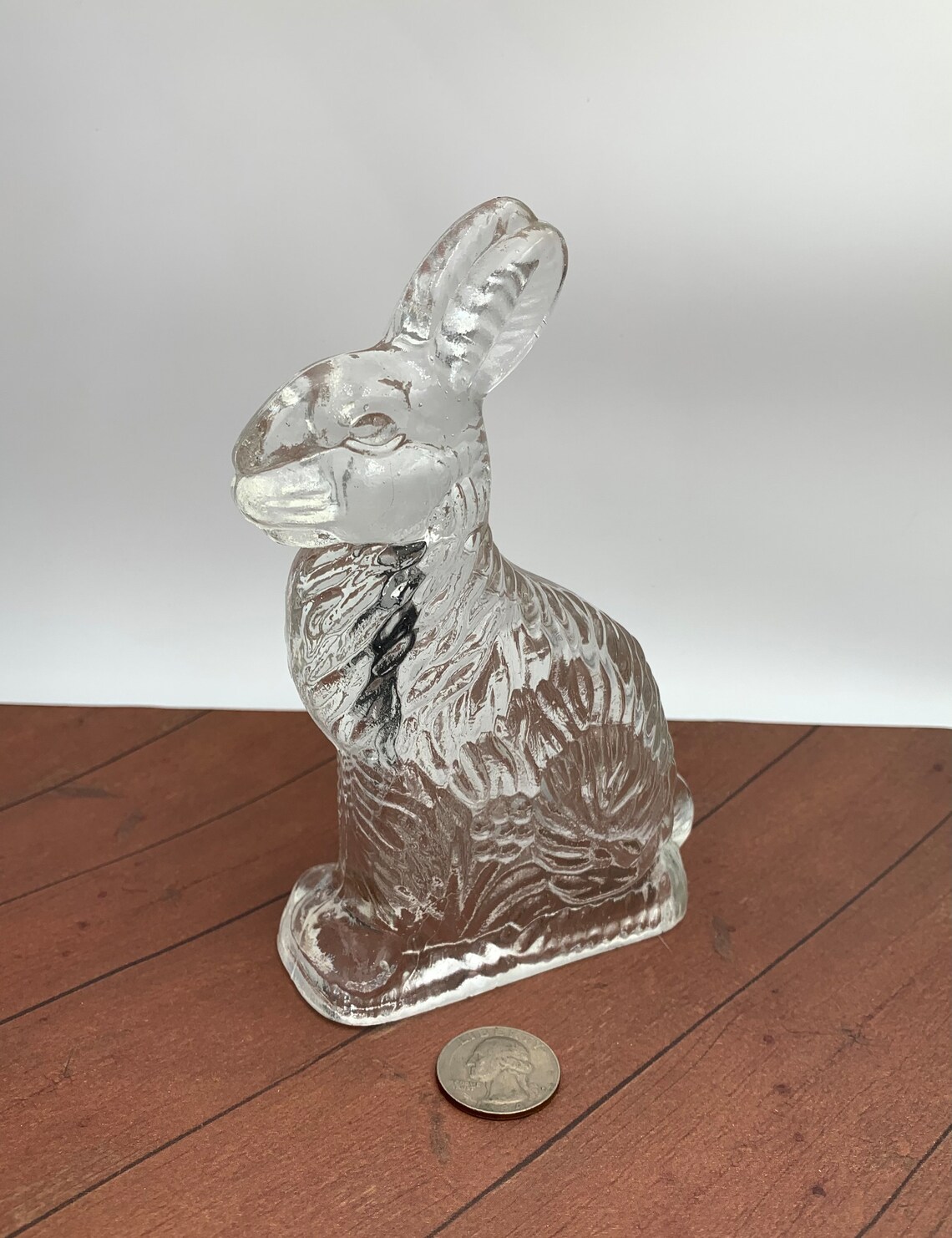 Vintage Glass Bunny Candy Holder - Etsy