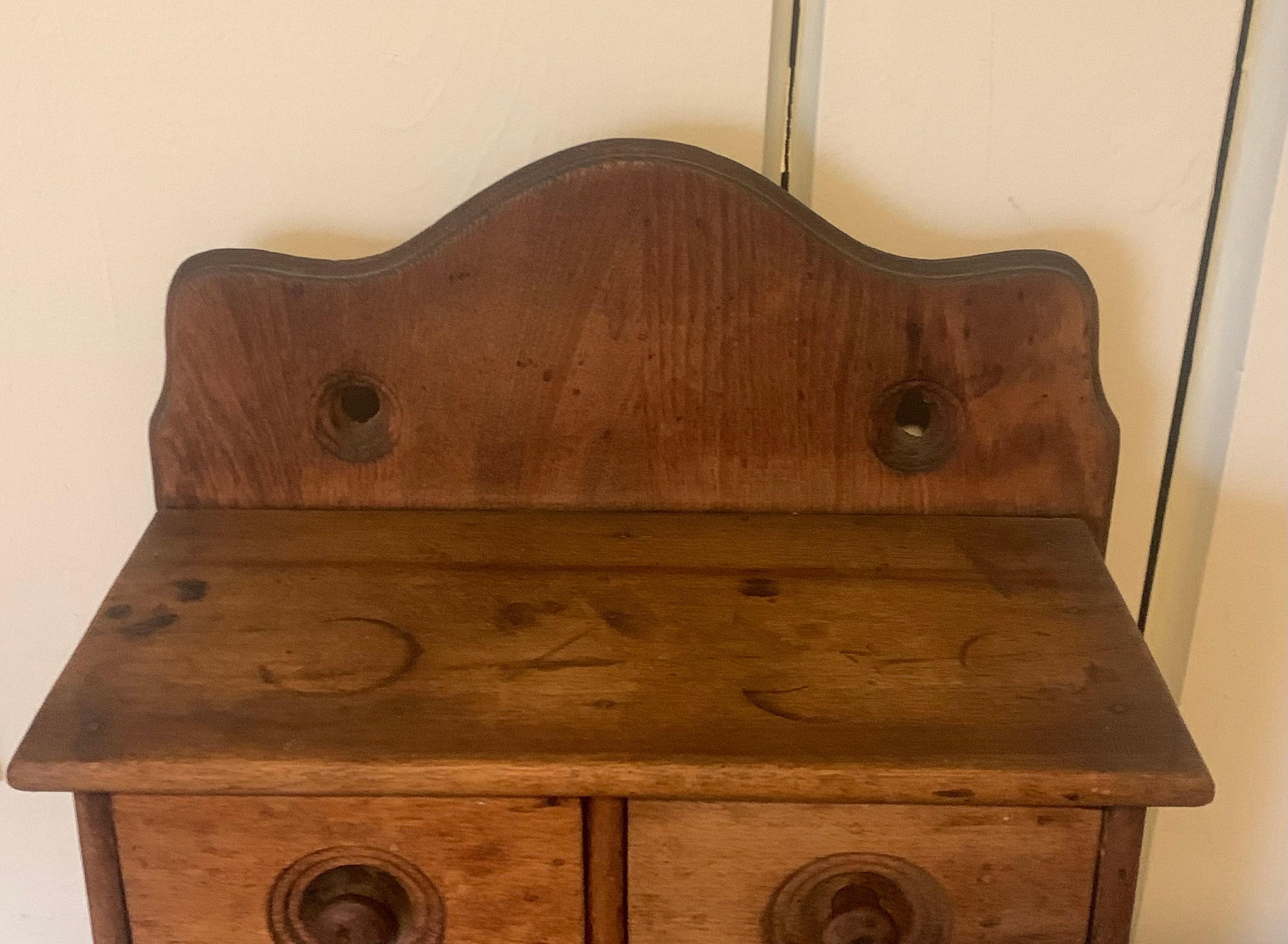 Antique Primitive Wooden Wall Storage Drawers - Etsy