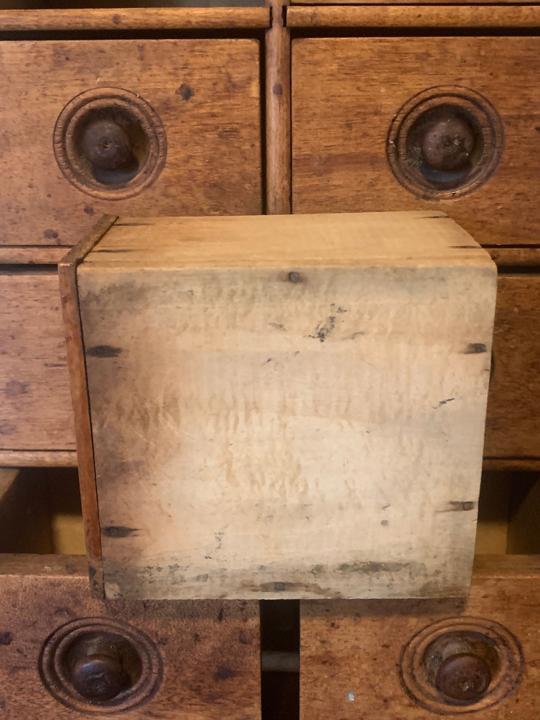 Antique Primitive Wooden Wall Storage Drawers - Etsy