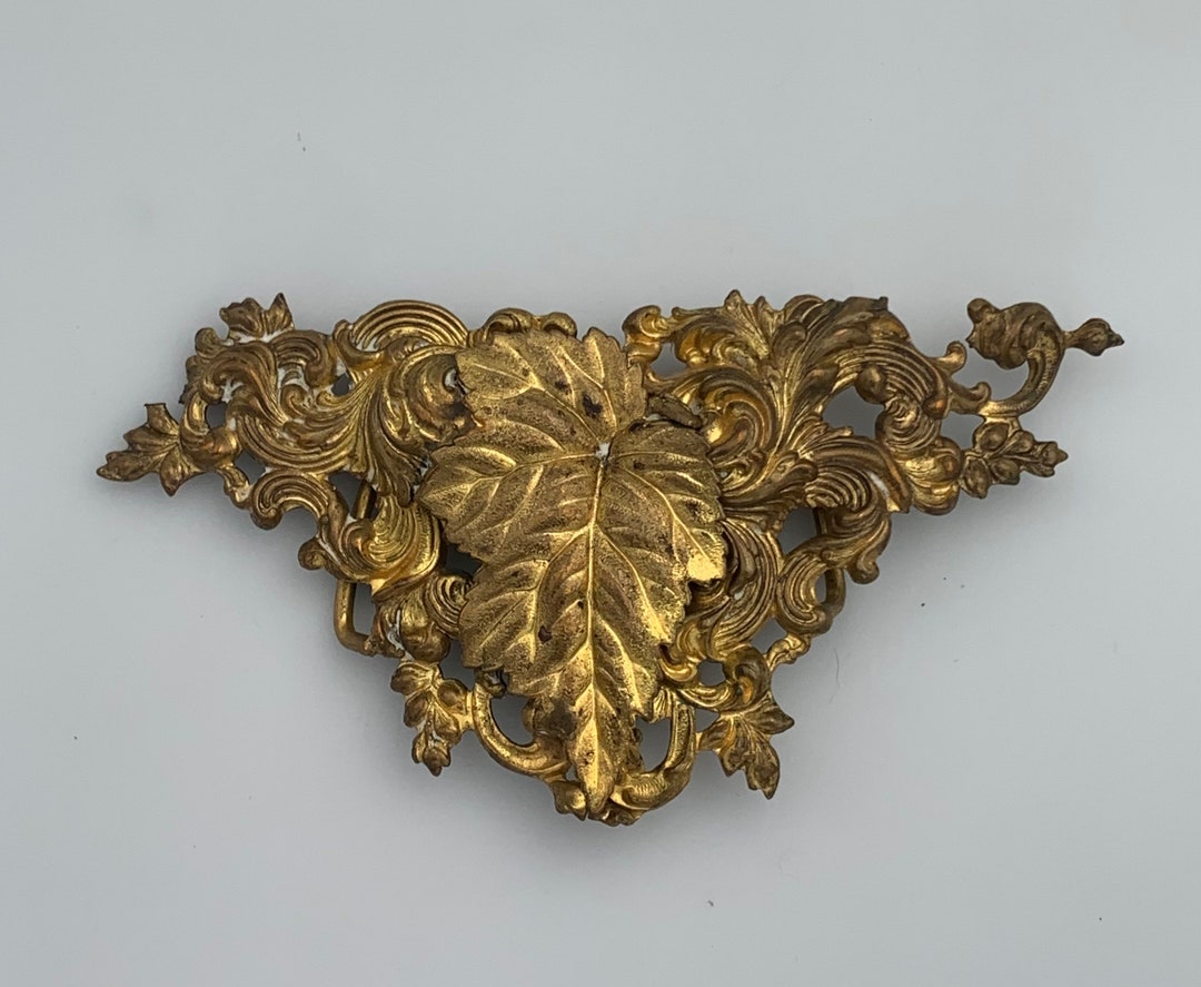 Antique Art Nouveau Colonial Ladies Belt Buckle - Etsy
